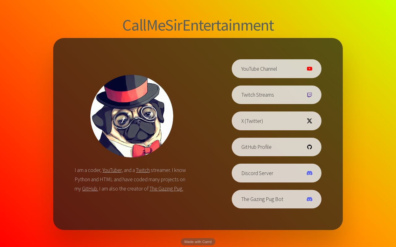 CallMeSirEntertainment
